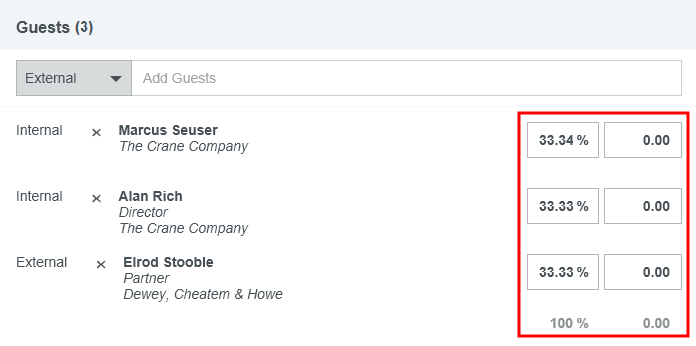 Add Guest Expenses to a Report – Chrome River Help Center