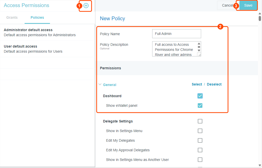 Customize Access Permissions for Admin Teams – Emburse Enterprise Help ...