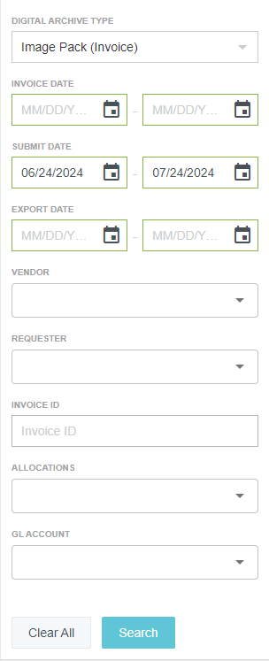 Request Digital Receipts Admin Screen – Chrome River Help Center