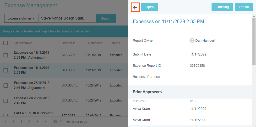 Expense Management Dashboard – Emburse Enterprise Help Center