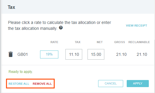 Approve Tax Allocations via Tax 2.0 – Emburse Enterprise Help Center