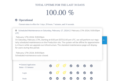 System Status Dashboard – Emburse Enterprise Help Center