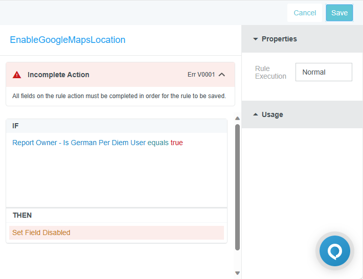 UI Rules Admin Screen – Emburse Enterprise Help Center